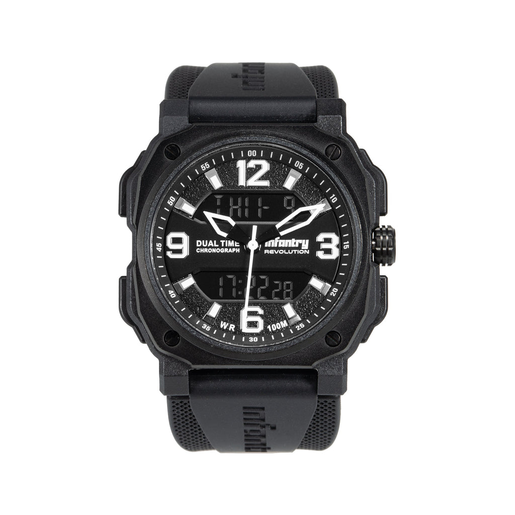 Revolution - Dual-timer 42 | Digital & Analog Watch | Black | Infantry ...