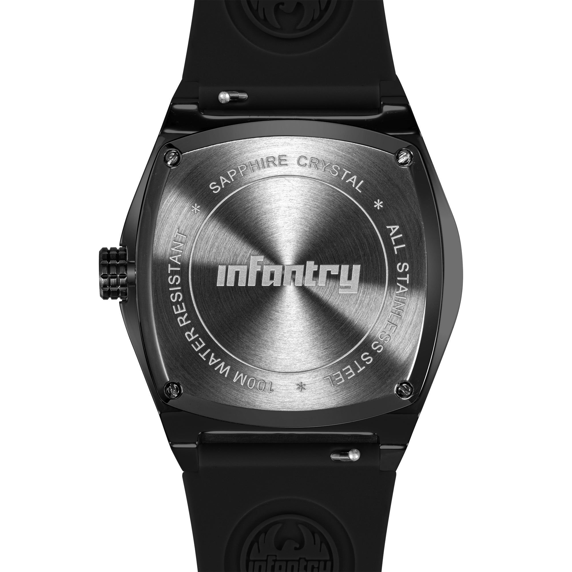 Mens black waterproof watch store