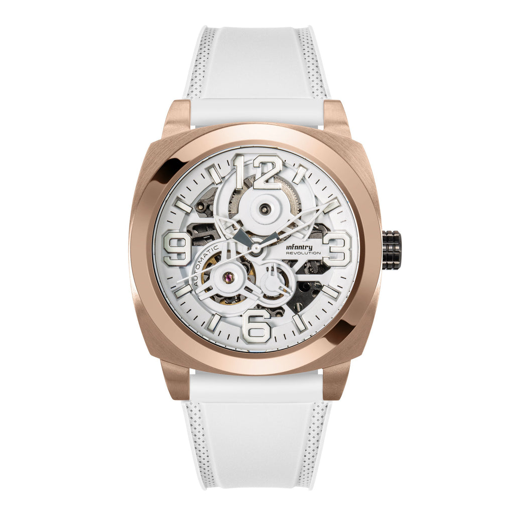 Rose Gold Mens Watches | Skeleton Mens Watches | Infantry® Modular 41 ...