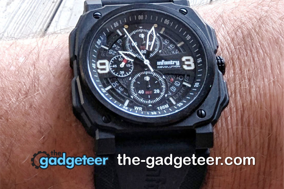 Military Skeleton Watches Waterproof | Custom Timepieces | Infantry ...