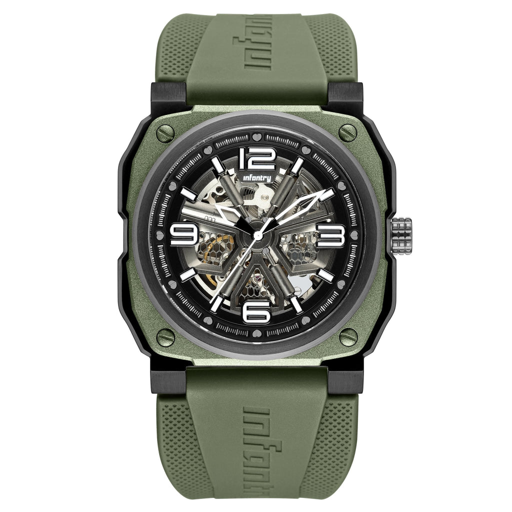 MOD 47 Warrior | Modular Skeleton Automatic Watch | Military| Infantry ...